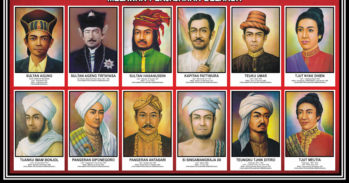 Poster Tokoh Perjuangan Indonesia