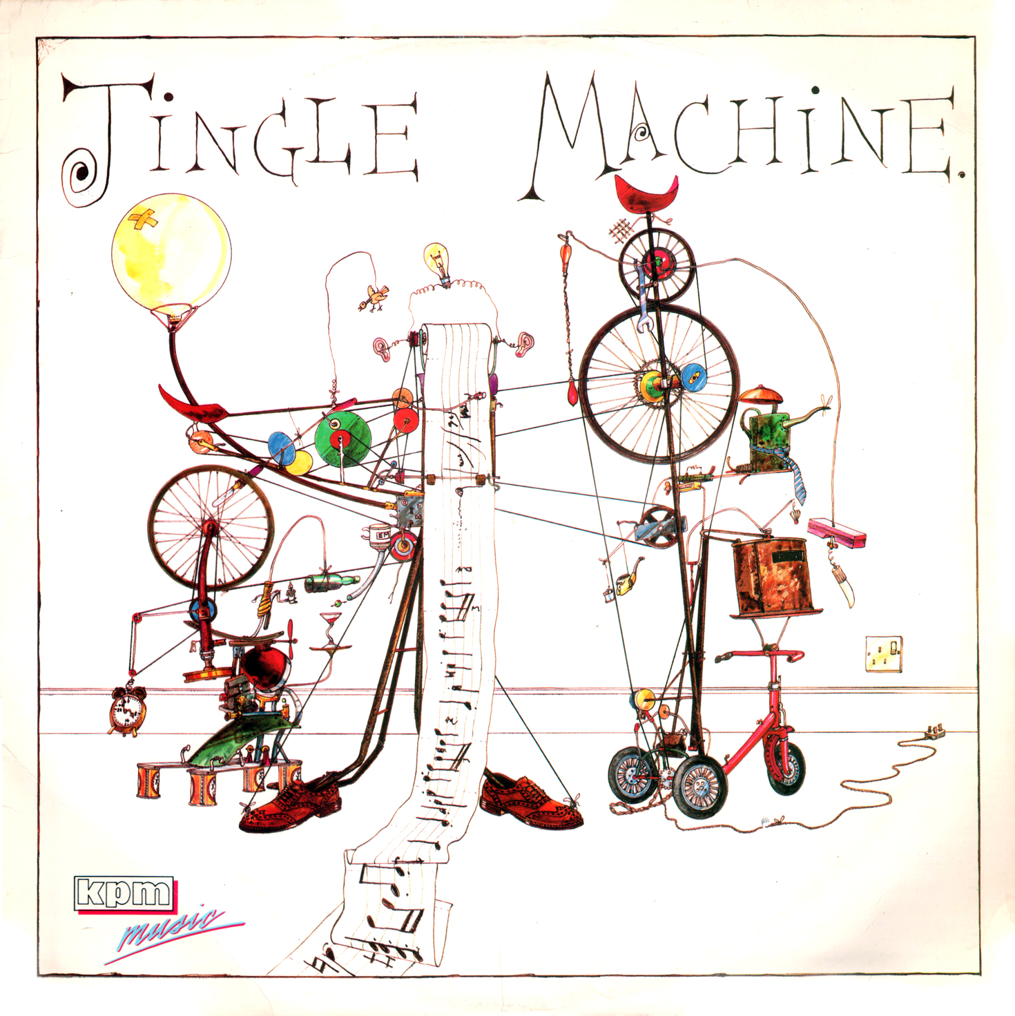 Library Music | Music Library: Paddy Kingsland ‎– The Jingle Machine (1983)