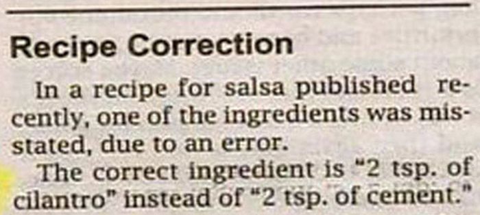 Newspaper Corrections (24 pics) - STATIONGOSSIP