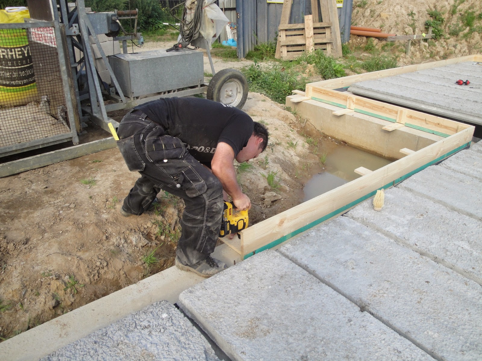 Kramershof 5: Randbekisting vloerplaat klaar