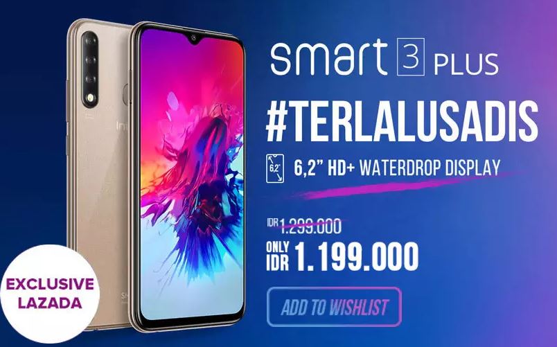 Harga dan Spesifikasi Infinix Smart 3 Plus X627 RAM 2GB ROM 32GB ...
