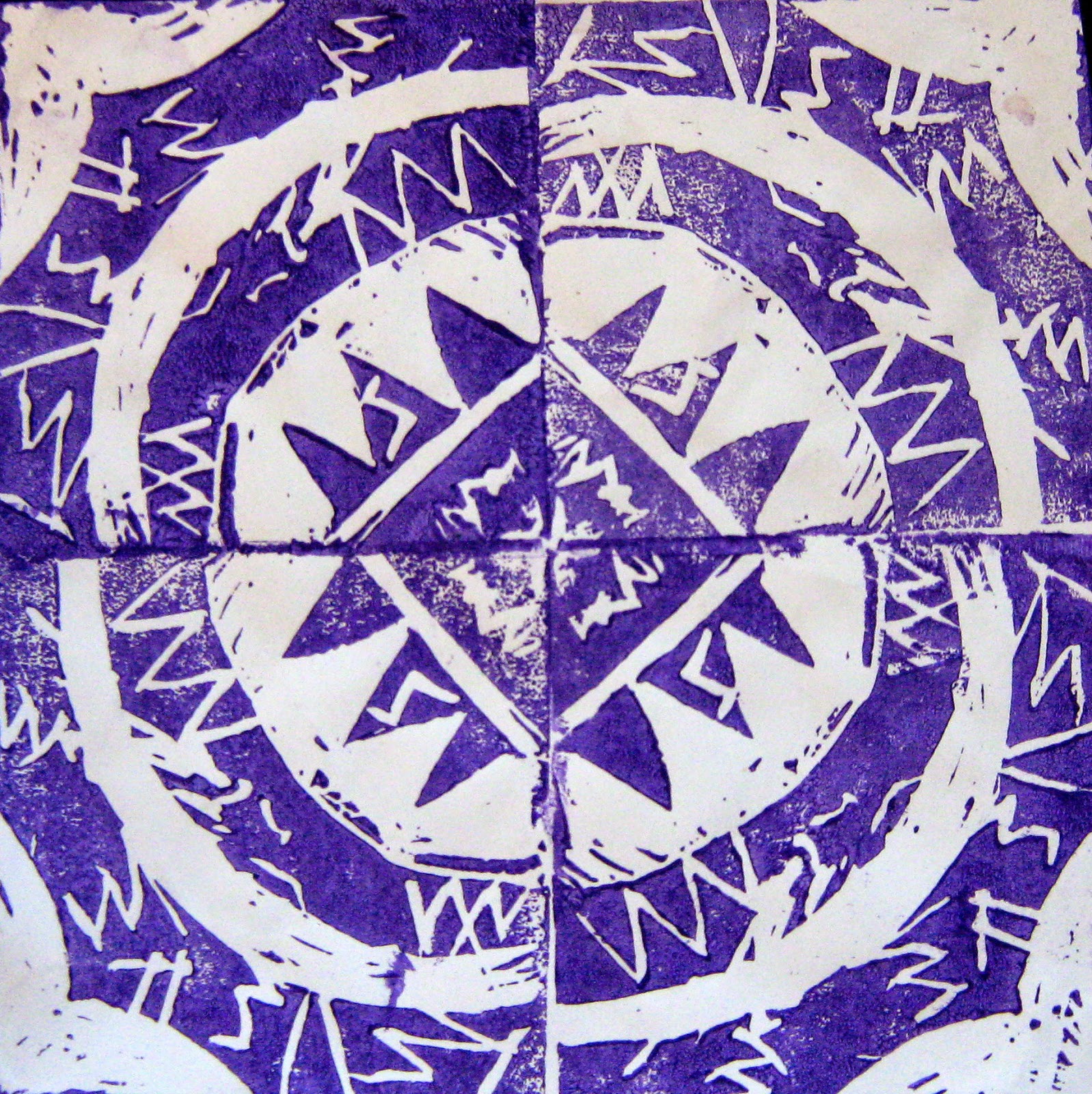 Art in the Middle...school: Radial Printmaking