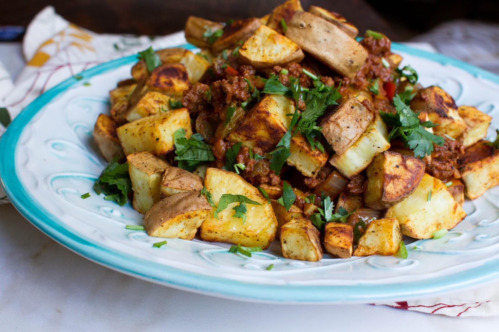 Deconstructed Papas Rellenas (Cuban Beef and Potato Stuffing ...