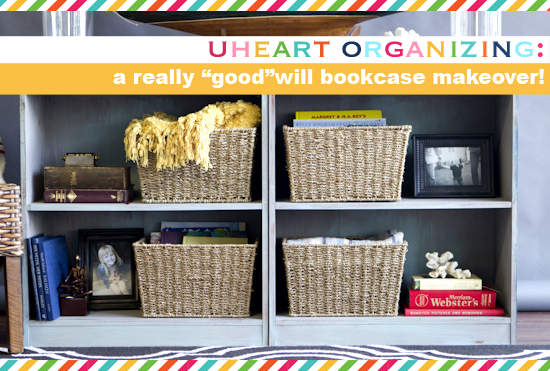 IHeart Organizing: UHeart Organizing: A Really "Good"will Bookcase ...