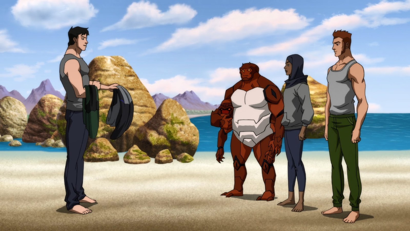 Anime Feet: Young Justice: Violet Harper (Halo)