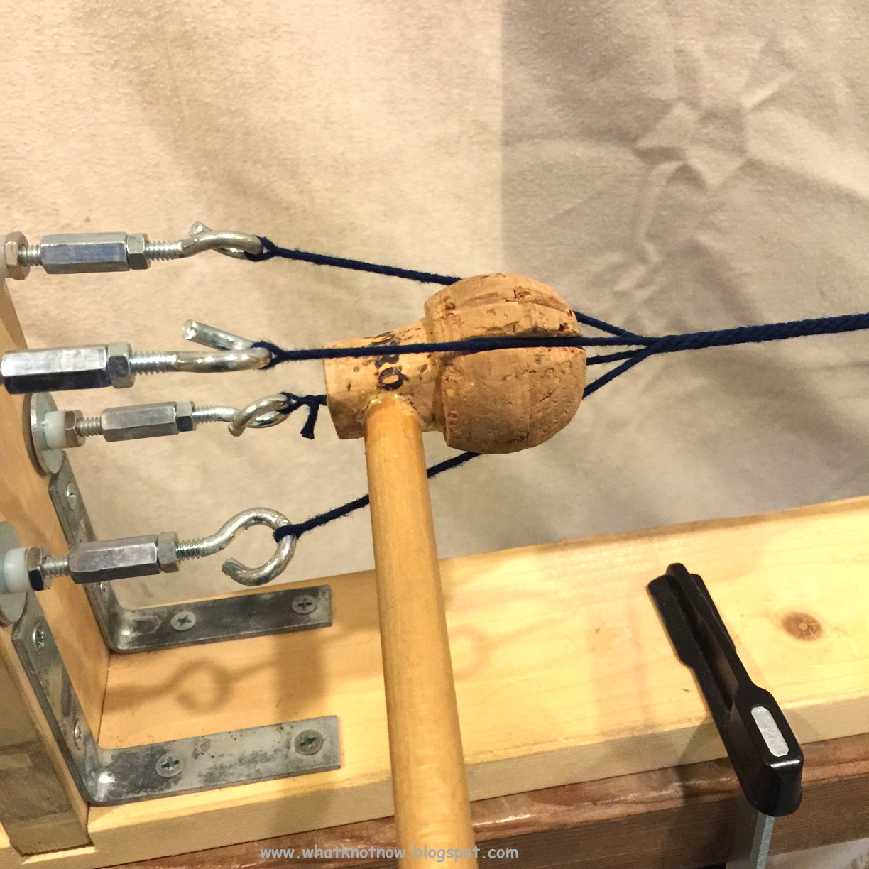 Knots and fiber bracelets: making small segments of cordage on a bench ...