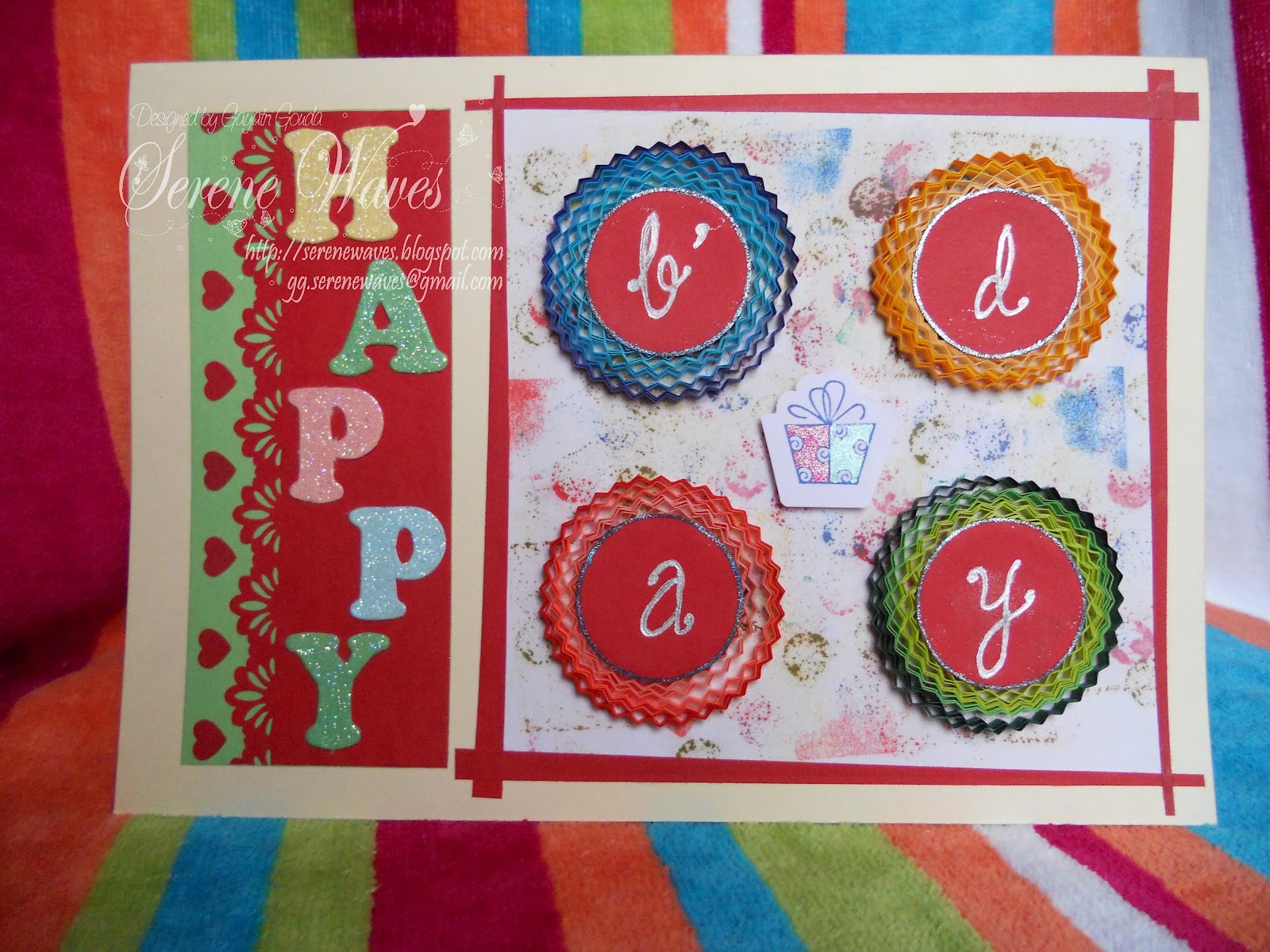 Serene Waves: A Unique Happy Birthday card