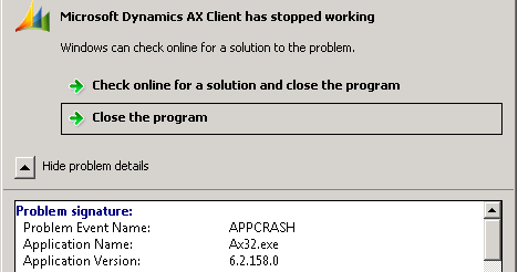 MS Dynamics: USERS UNABLE TO LOGIN WITH DYNAMICS AX