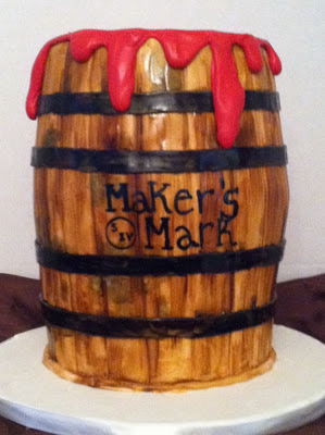 Sweet Eats Cakes: Maker's Mark Cake and Some Sulpting Tips