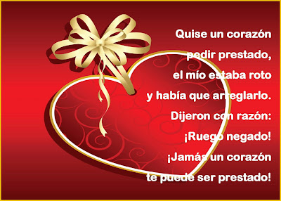 Palabras, Poesías y Versos con Rima: El corazón no se presta