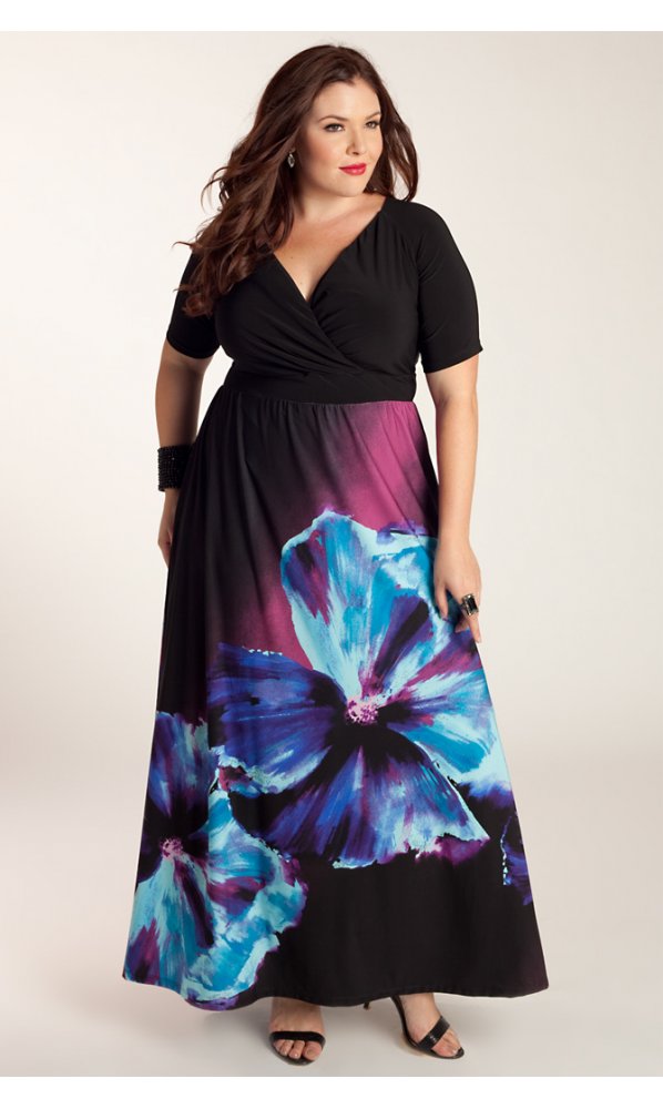 IGIGI By Yuliya Raquel Phyllis Maxi Dress US 12 UK 16 - Curvy Wordy