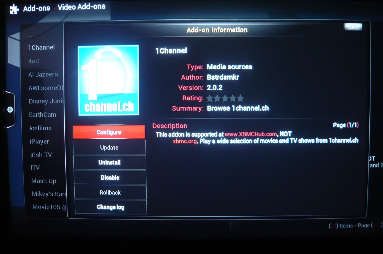 OpenView Helper: 1channel domain change