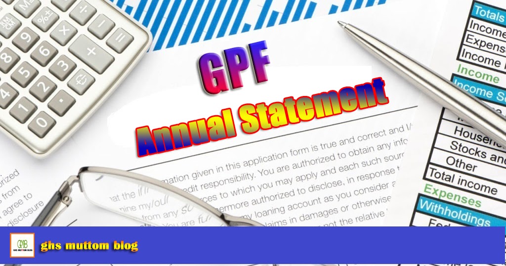 GPF Annual Accounts Statement for 2017-18