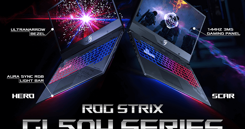 ASUS ROG launches new ROG Strix GL504 SCAR II and Hero II