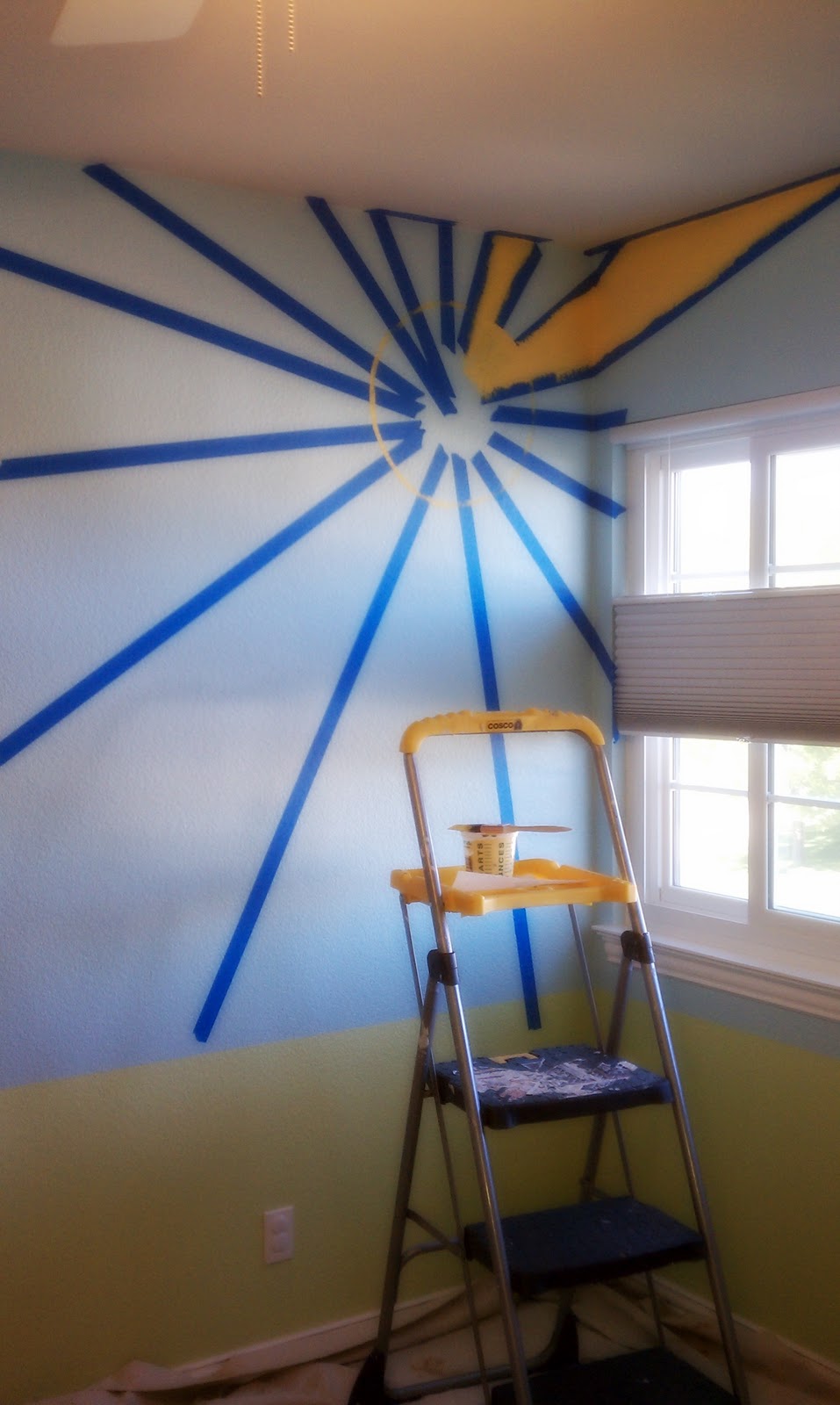Modern Sun Mural | Sabot Studio