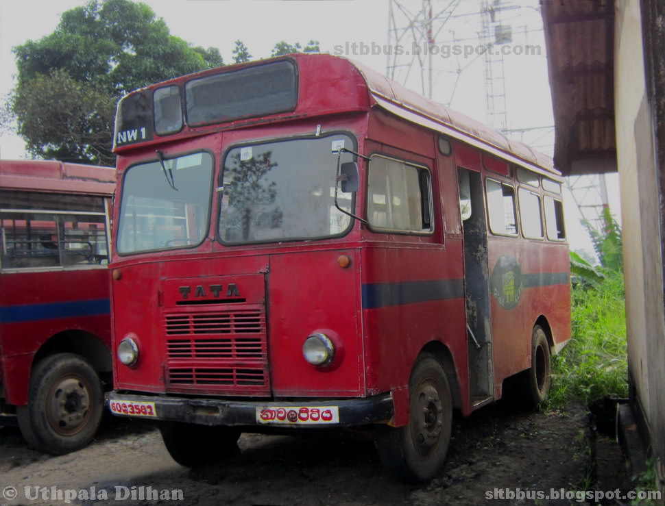 SLTB buses - ශ්‍රී ලංගම බස්: Re-bodied TATA 1210 E bus from SLTB ...