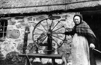 Tour Scotland: Old Photograph Crofter Tarfside Scotland