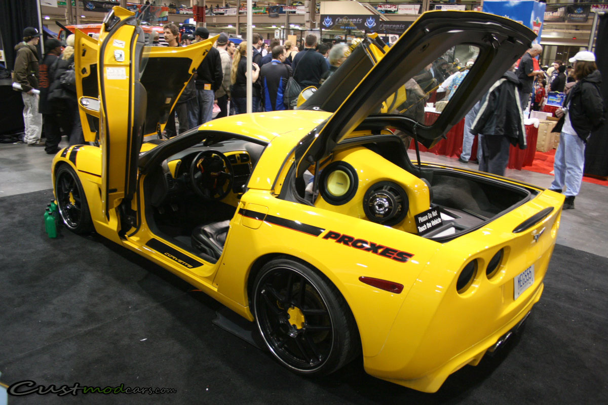 Yellow Modified Corvette C6 | Custmod Cars
