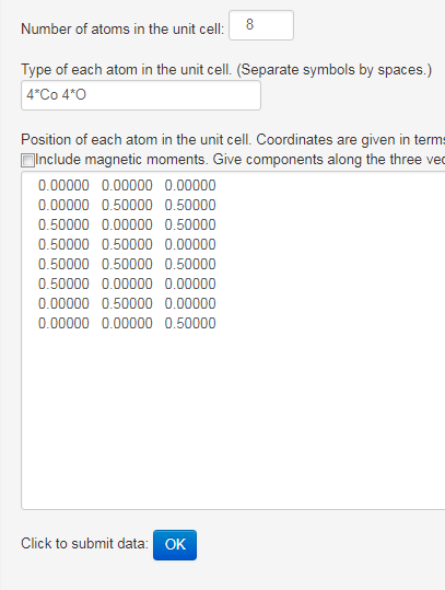A site for creating the CIF format crystal structure - Basic Knowledge ...