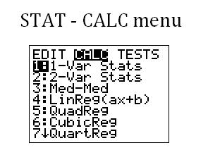 Math Rescue: Calculator Help: Statistics