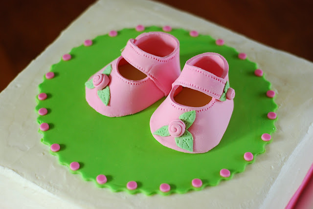 marzipan: Baby Bootie Cake
