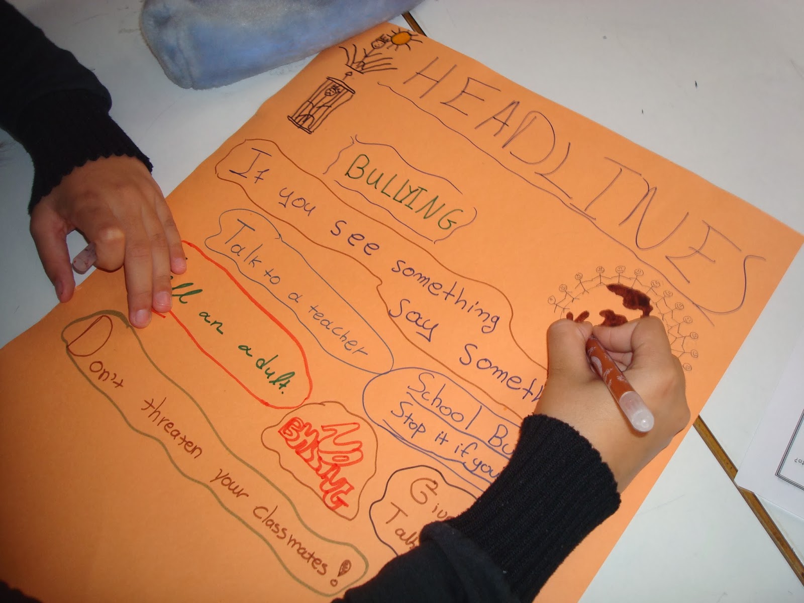 Art in the English Class : Bullying: HEADLINES Art in the English Class : Bullying: HEADLINES