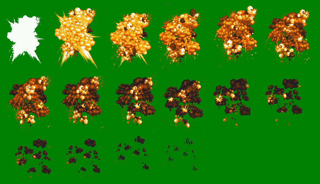 Sprite Fx: Sprites Explosions