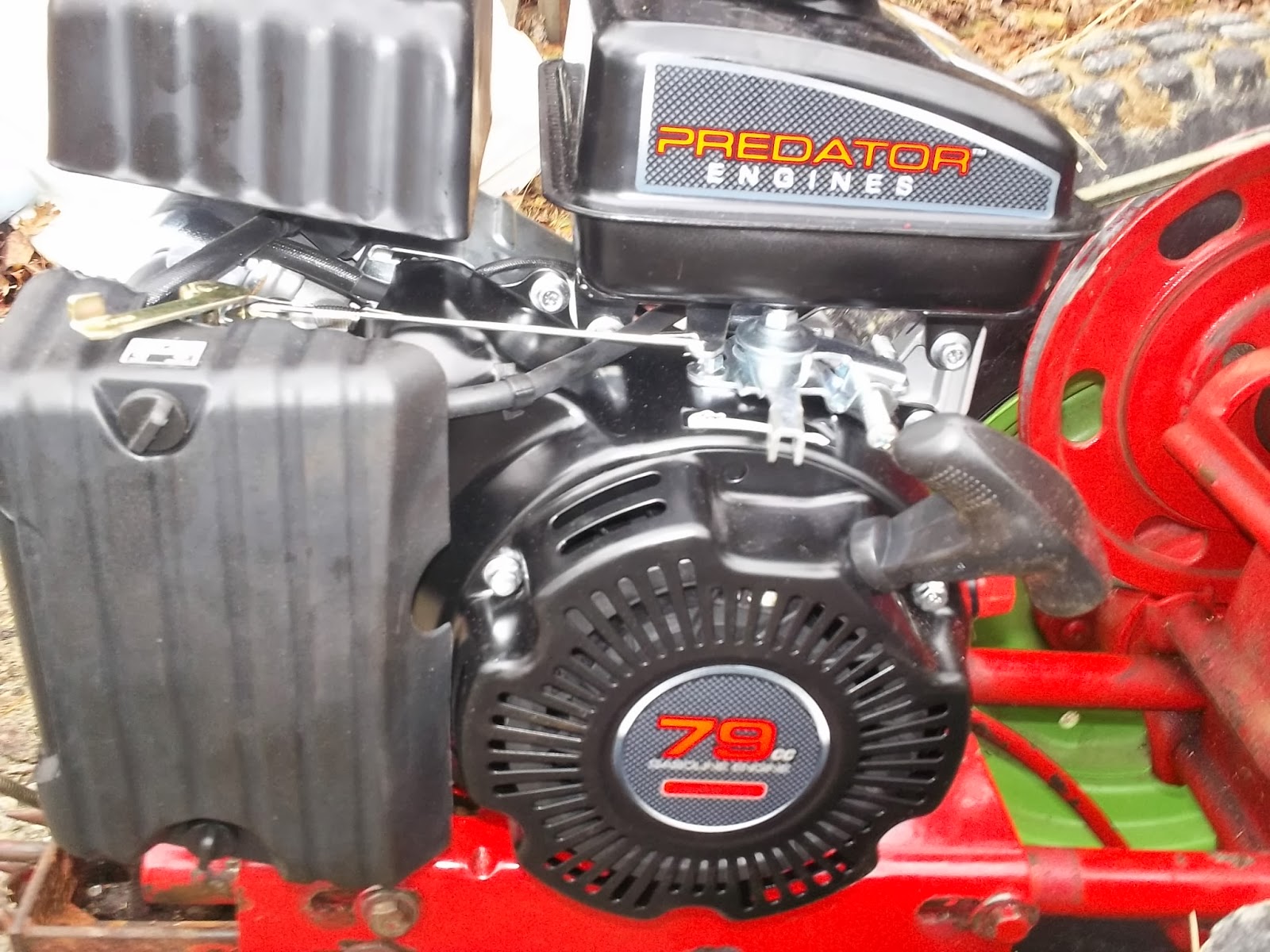 David Bradley Walk Behind Tractor and Engine Swap