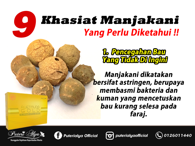 Puteri Alya: 9 Khasiat Manjakani Yang Perlu Diketahui!