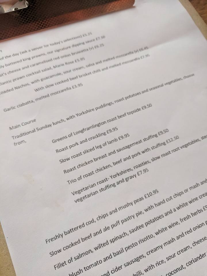 Sunday Dinner at The Sun Inn, Morpeth | Big Stevie Cool