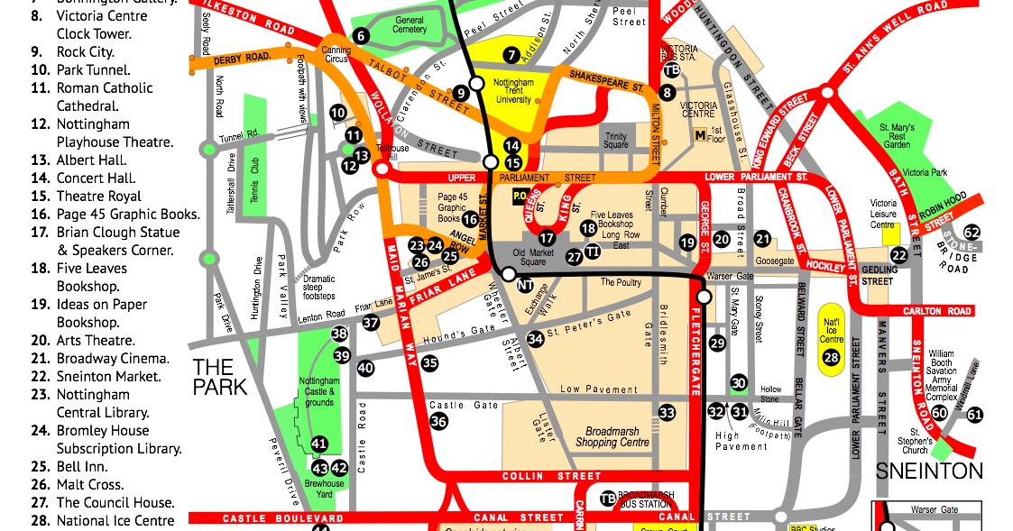 Beeston Week: New look Nottingham City Centre Guide