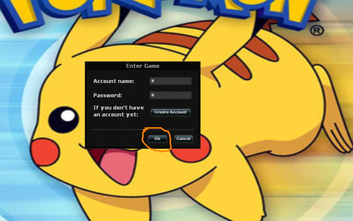 Pokemon Revolution: Account