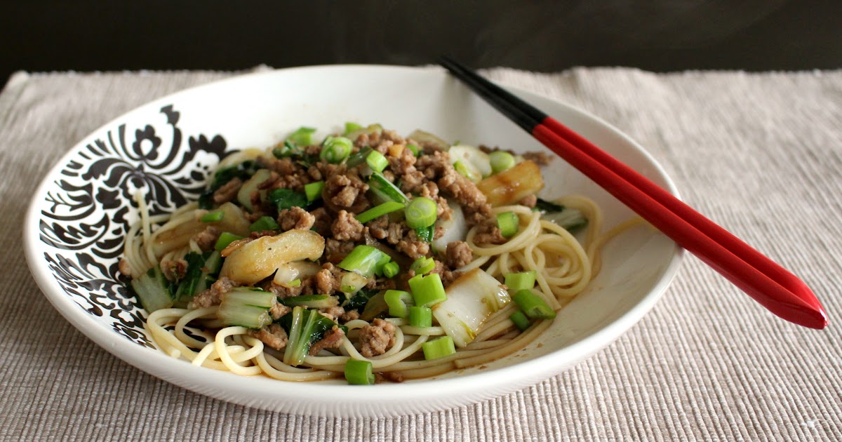 Mary Ellen's Cooking Creations: Szechuan Pork with Bok Choy