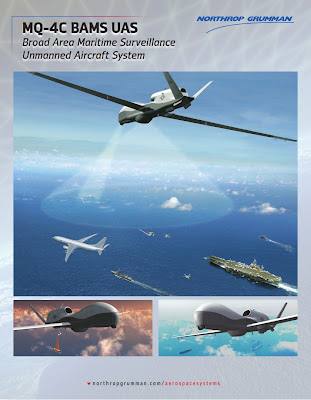 Northrop Grumman Unveils U.S. Navy's First MQ-4C BAMS Unmanned Aircraft ...
