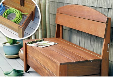 Be Different...Act Normal: DIY Hidden Storage Bench
