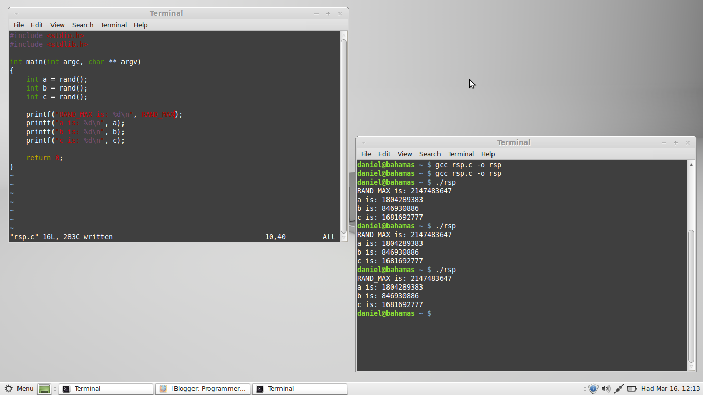 Programmer's Ranch: C: Rock, Scissors, Paper (using random numbers)
