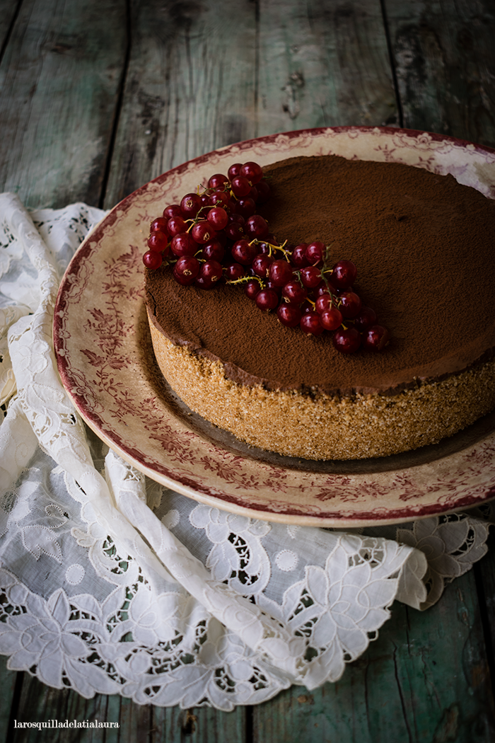 TARTA MOUSSE DE CHOCOLATE FACIL - La Rosquilla de la Tia Laura