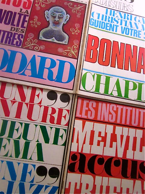 Pomme de Jour Blog: Vintage 1960s French Front Cover Typography