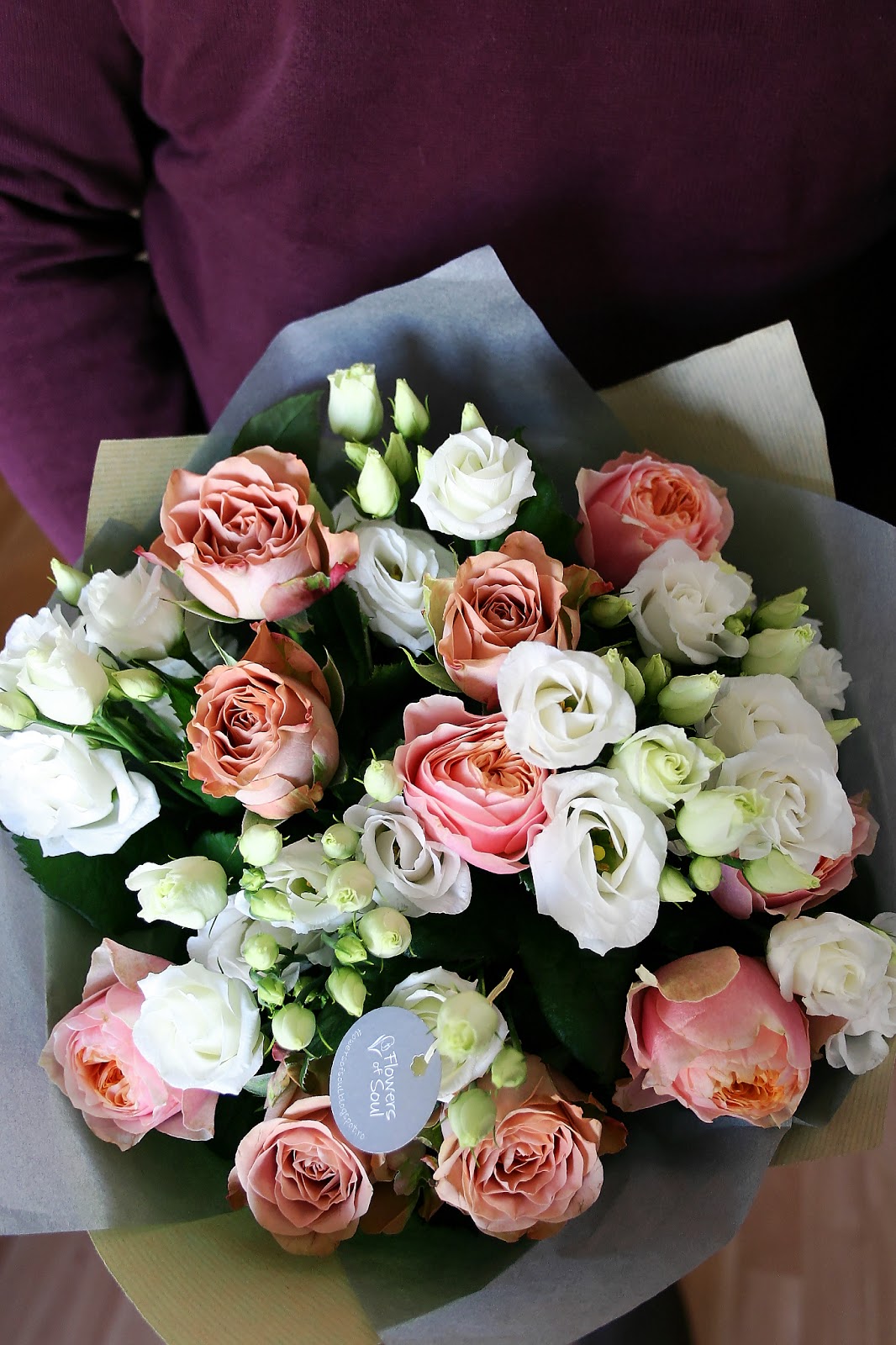 Flowers of Soul: Buchete deosebite, in culori pastelate si flori delicate