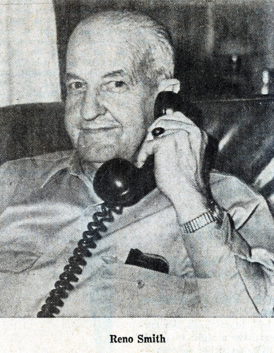 Local History Notes: Miscellaneous, Bainbridge to Honor Reno Smith, 1968