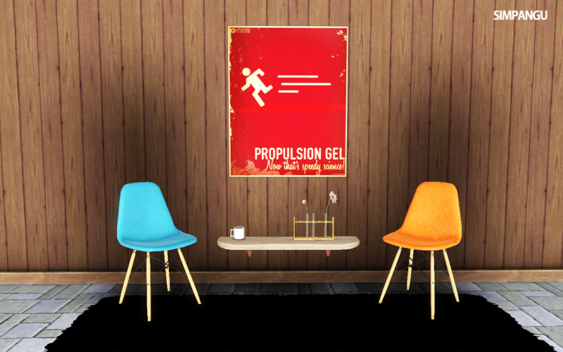 My Sims 3 Blog: Retro Portal 2 Posters by Simspangu