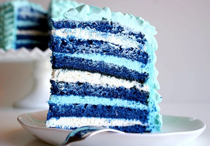Mega Plus Blog: Reţetă de tort Blue Velvet