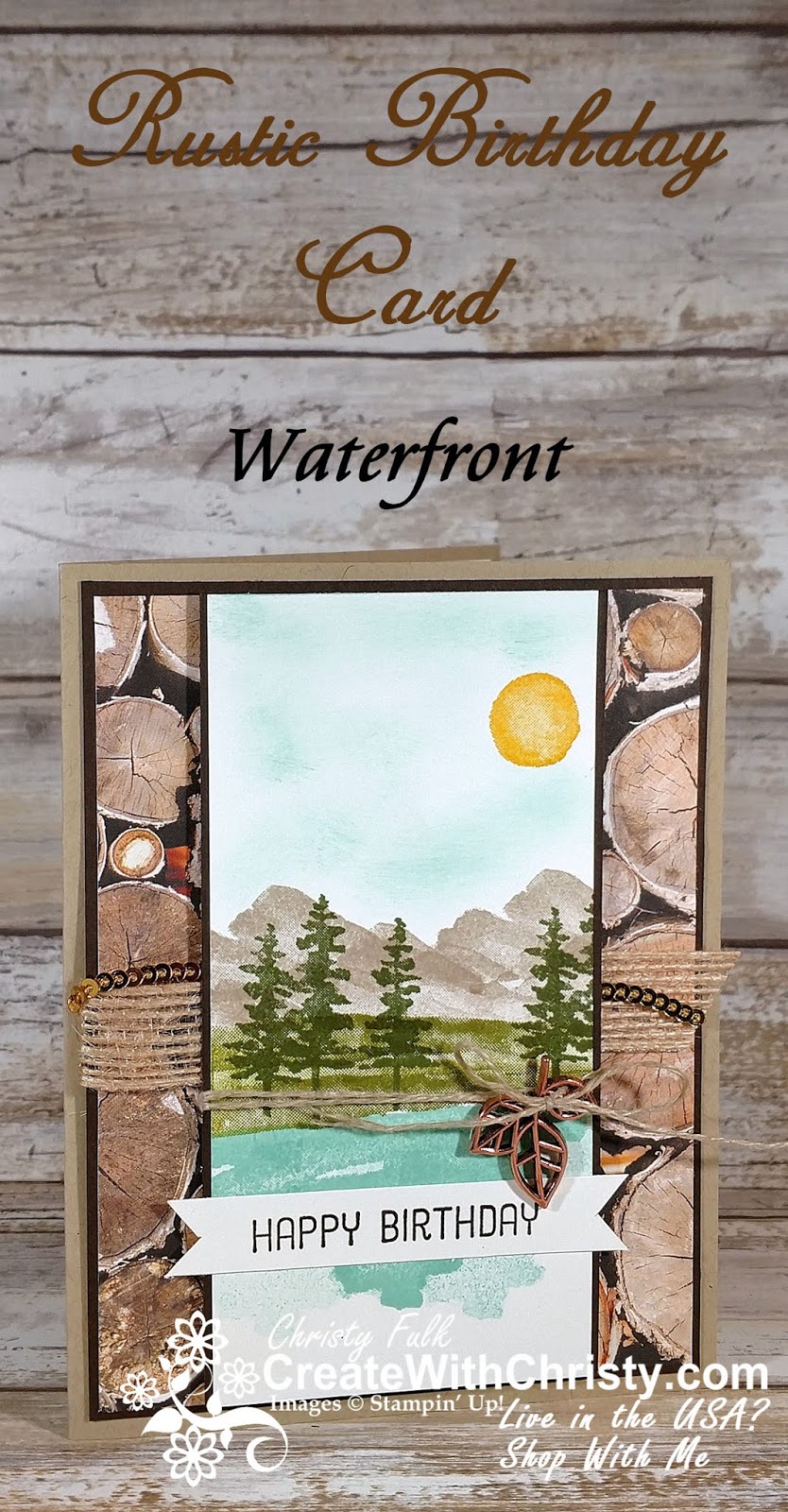 Rustic Birthday Card [Create With Christy]