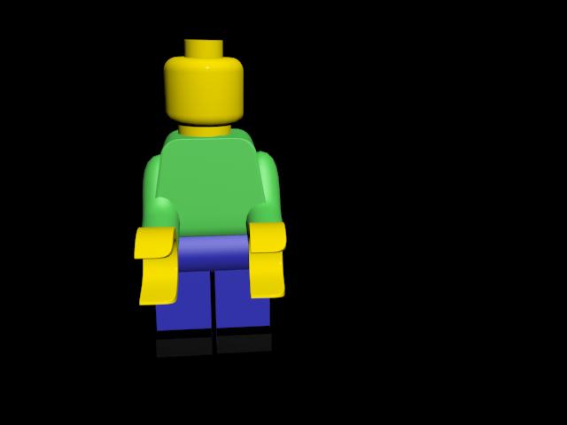 3D: Lego man