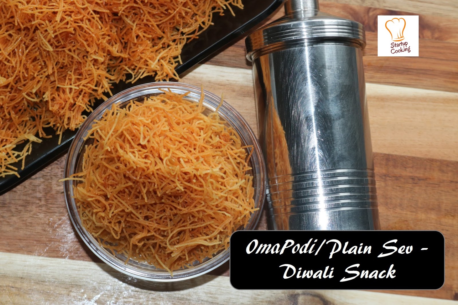 Omapodi Recipe | South Indian Sev Recipe | Startup Cooking