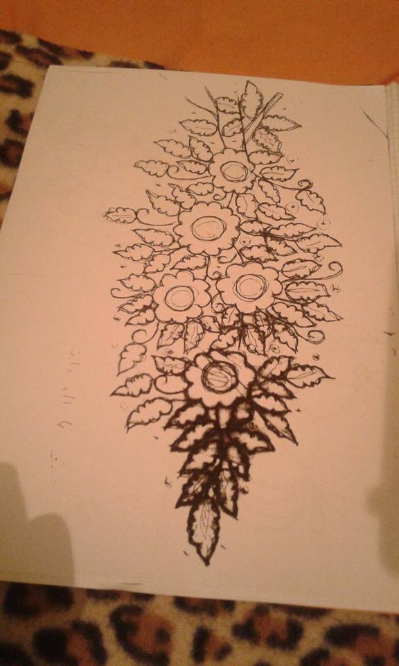 رشمات الطرز الرباطي فالصدر القفطان rachmat tarz rbati