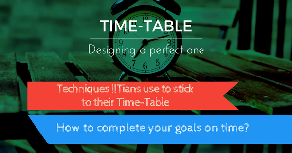 How to follow your Time-Table