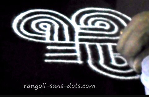 Easy rangoli designs - beginners