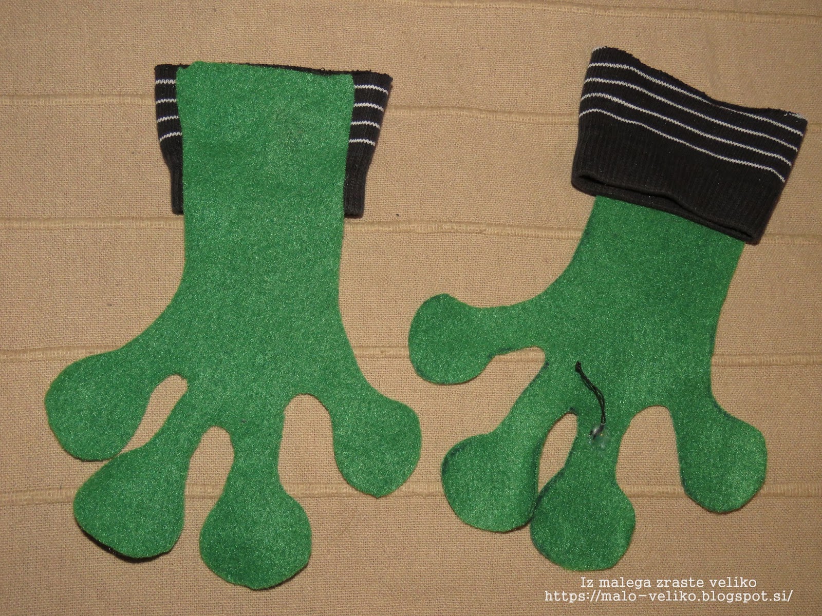 Iz malega zraste veliko: Pustna maska - žaba / žabji kralj