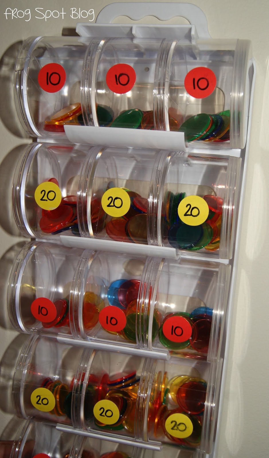 Organizing Your Counters / Chips | From the Pond